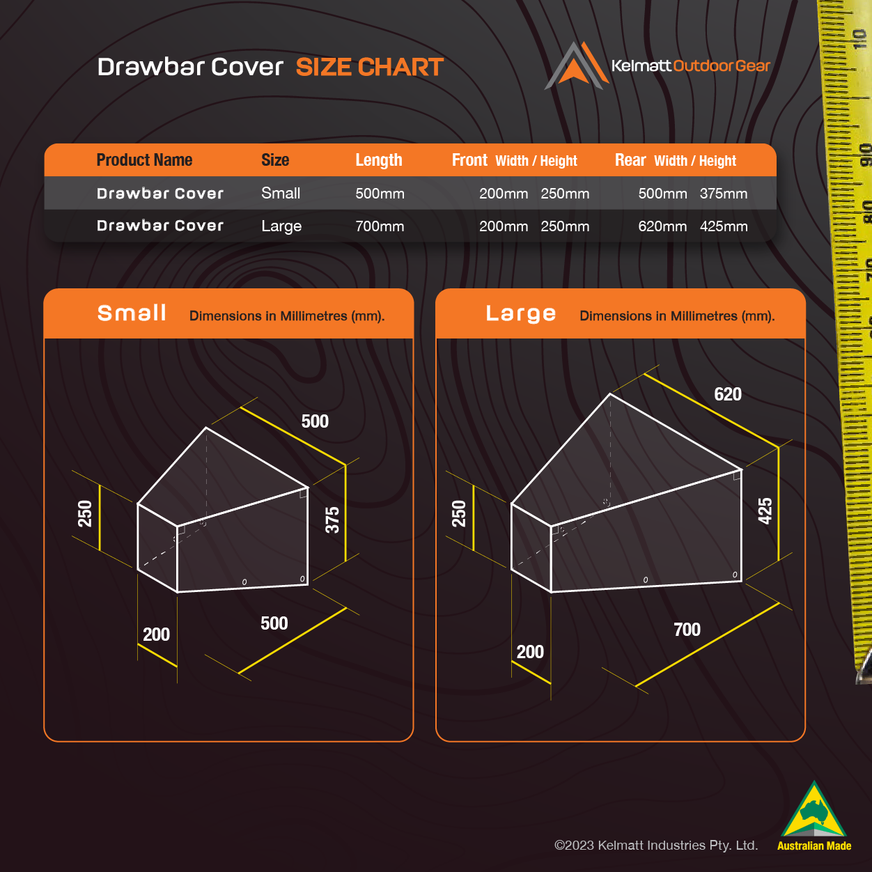 Caravan Draw Bar Cover - Kelmatt - We make stuff